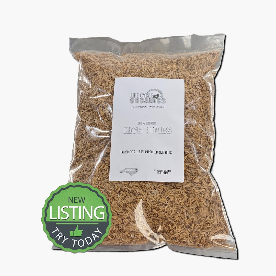 100% Organic Rice Hulls - Etsy