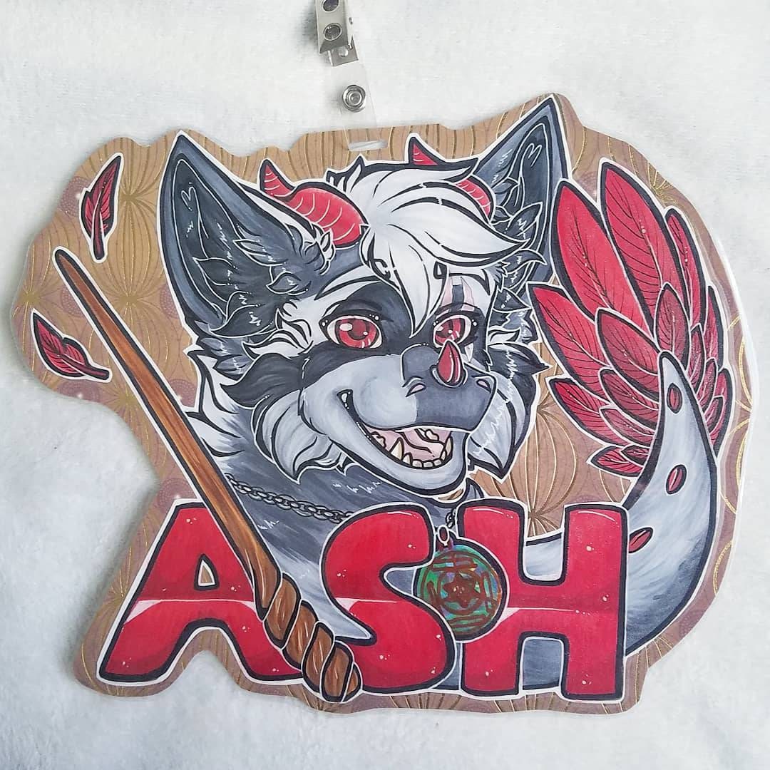 Custom Fursona Badge | Etsy