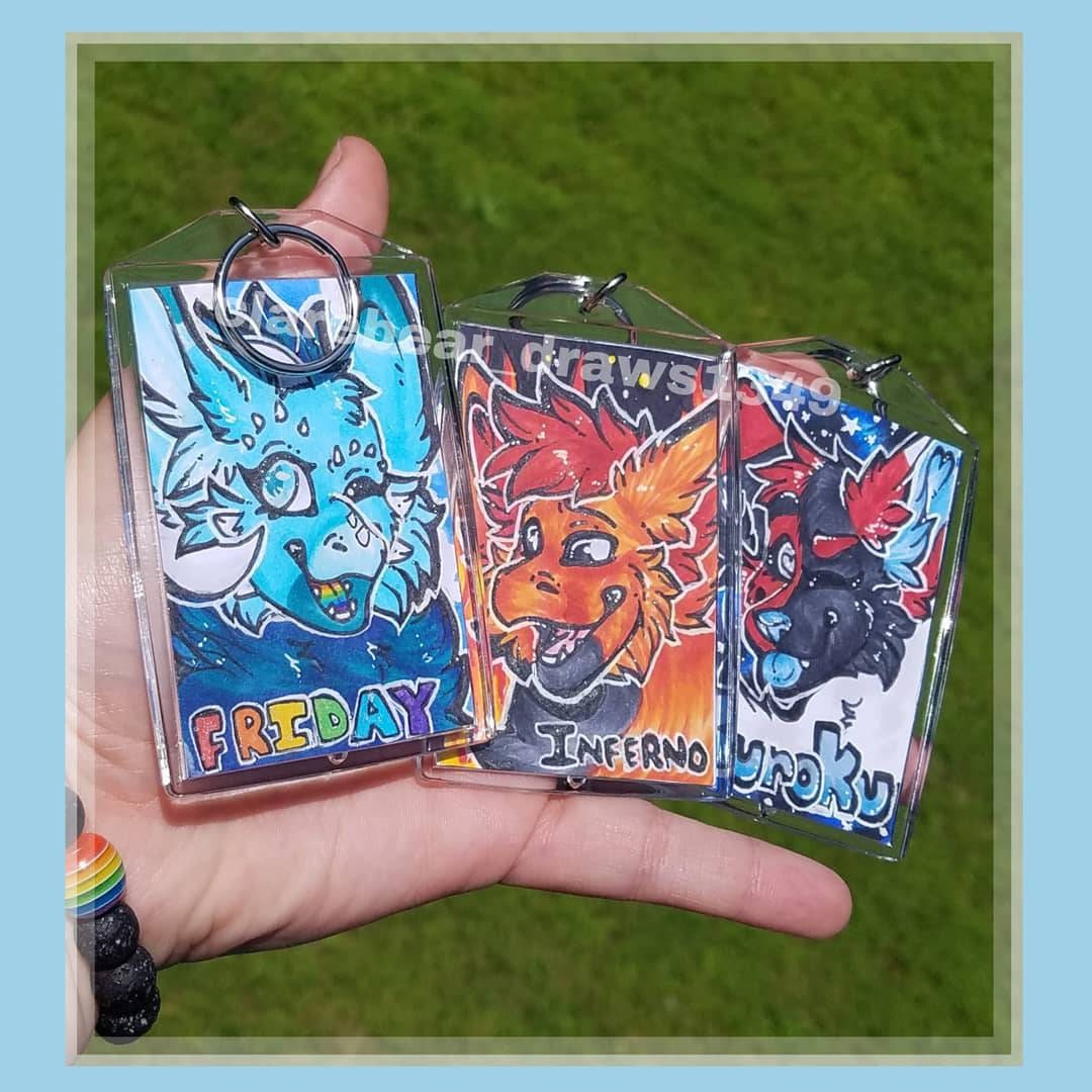 Custom Character Keychain | Etsy