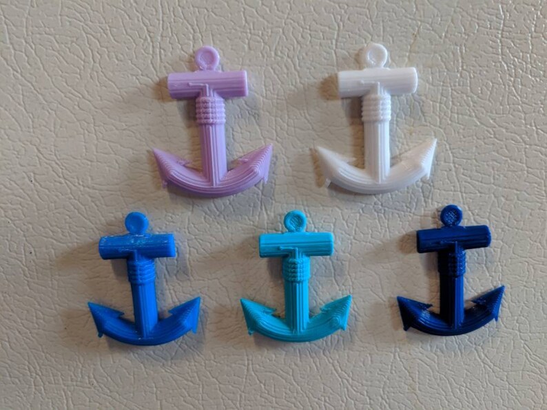 3D Printed Anchor Magnets - Etsy