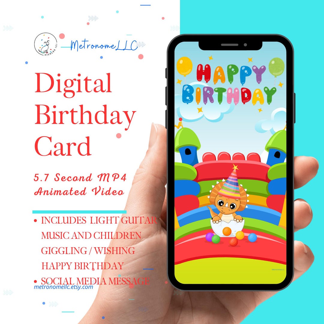 Digital Birthday Card | Happy Birthday Card | Virtual Greeting Cards ...