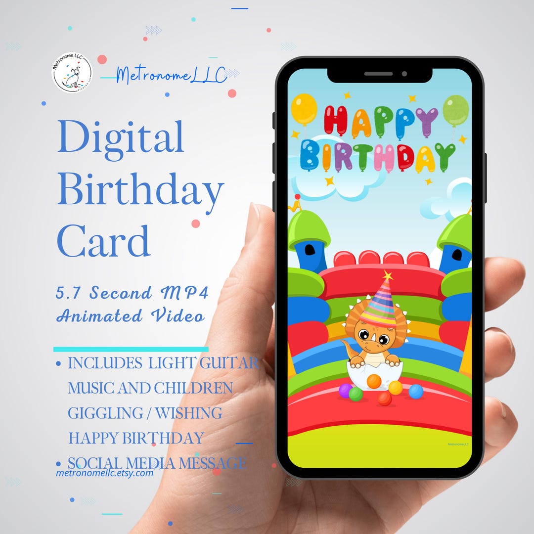Digital Birthday Card | Happy Birthday Card | Virtual Greeting Cards ...