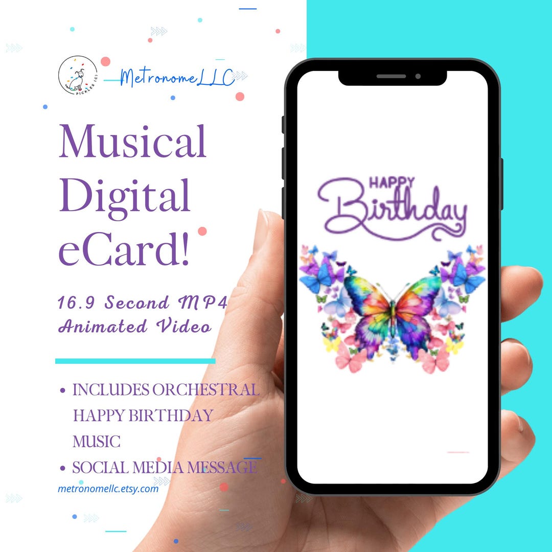 Digital Birthday Card | Happy Birthday Card | Virtual Greeting Cards ...