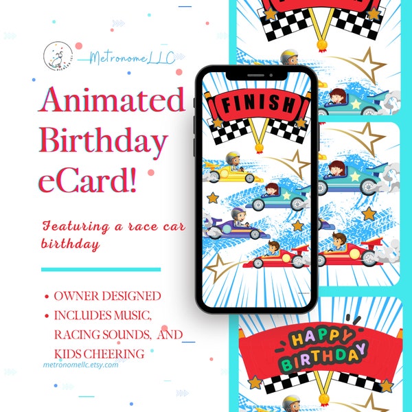 Birthday Card Custom Sound - Etsy