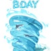 Animated Birthday Card, Shark Cyclone Storm Digital Ecard, Ocean Sound ...