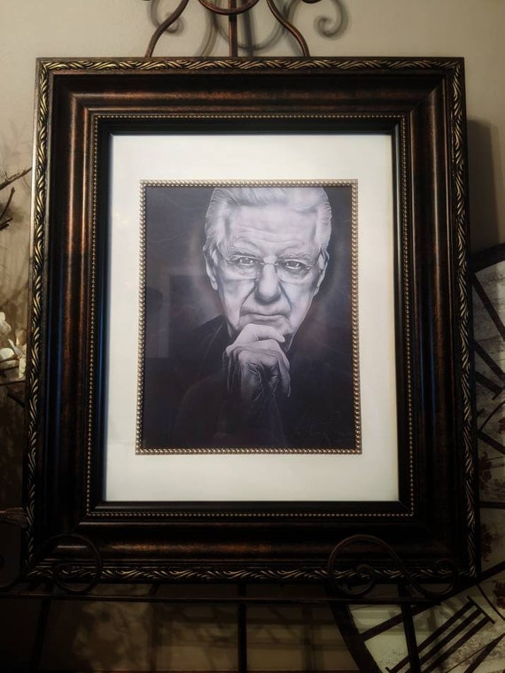 Bob Proctor Pencil Print Rare Framed Matted Law of Attraction | Etsy