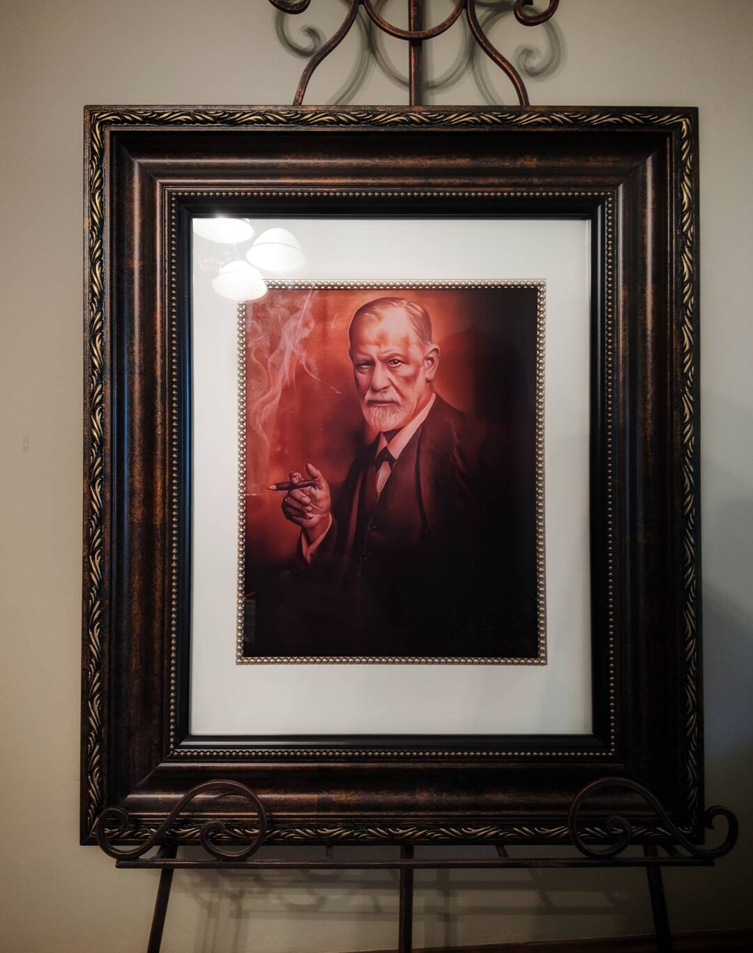 Sigmund Freud the Psychologist Psychology Psychoanalysis Painting ...