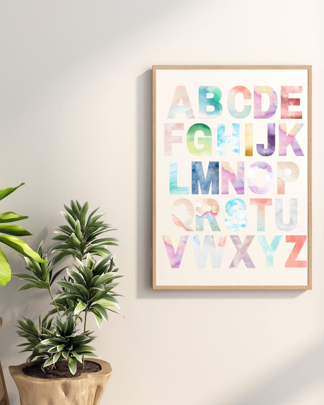 Watercolor Alphabet - Etsy