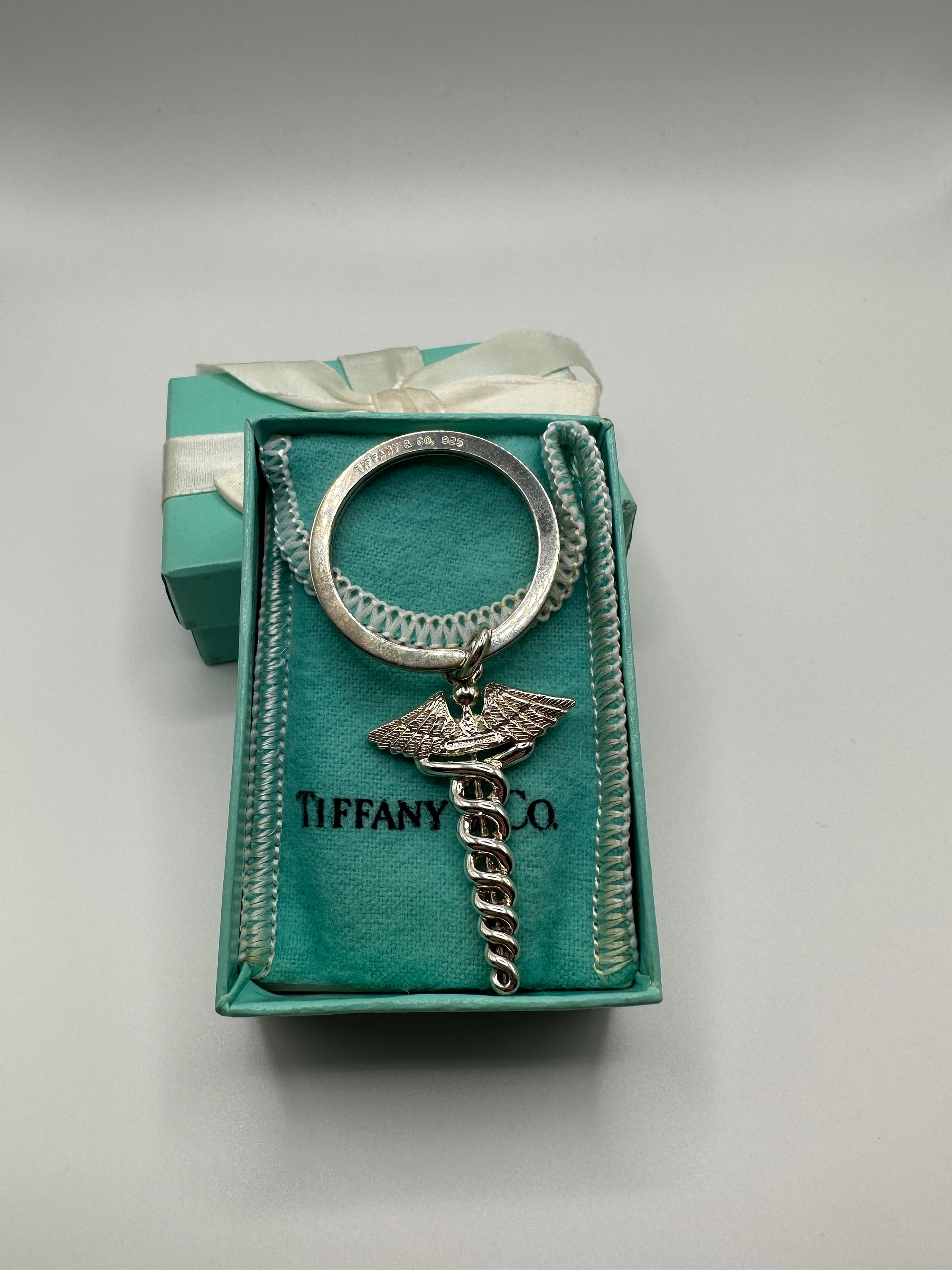 Tiffany & Co Caduceus Pendant Keychain Vintage, Still in Box, Unopened ...