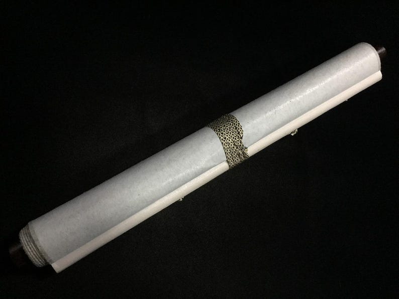 B0431 Japanese Vintage Hanging Scroll KAKEJIKU Hand Paint Paper ...