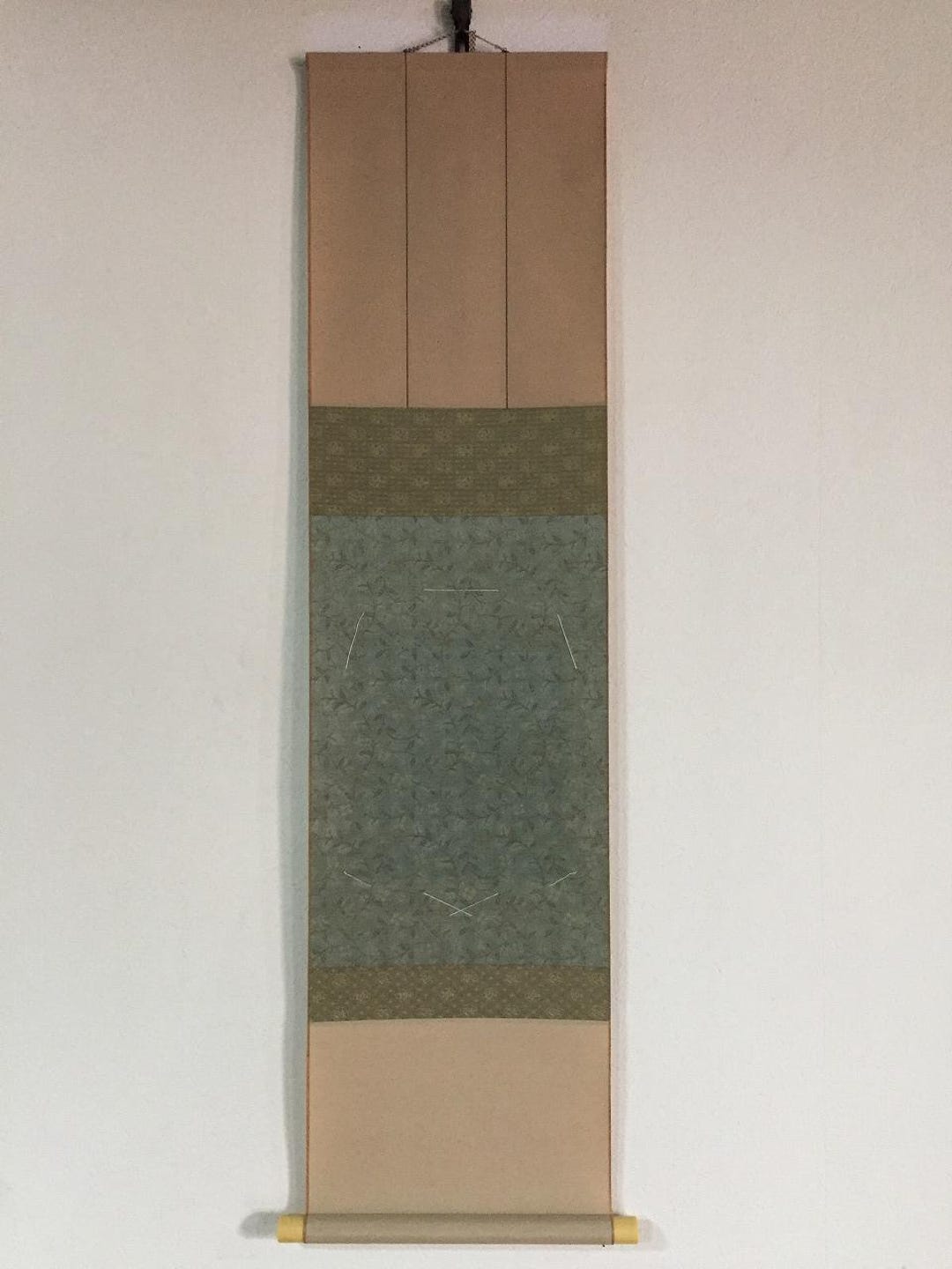 N1338 Japanese Vintage Hanging Scroll KAKEJIKU SHIKISHI Paper Art Board ...