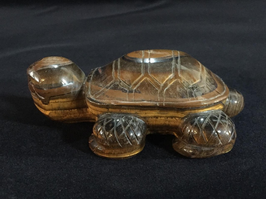 Z0885 Japanese Stone Turtle Statue Doll Okimono Vintage Interior ...