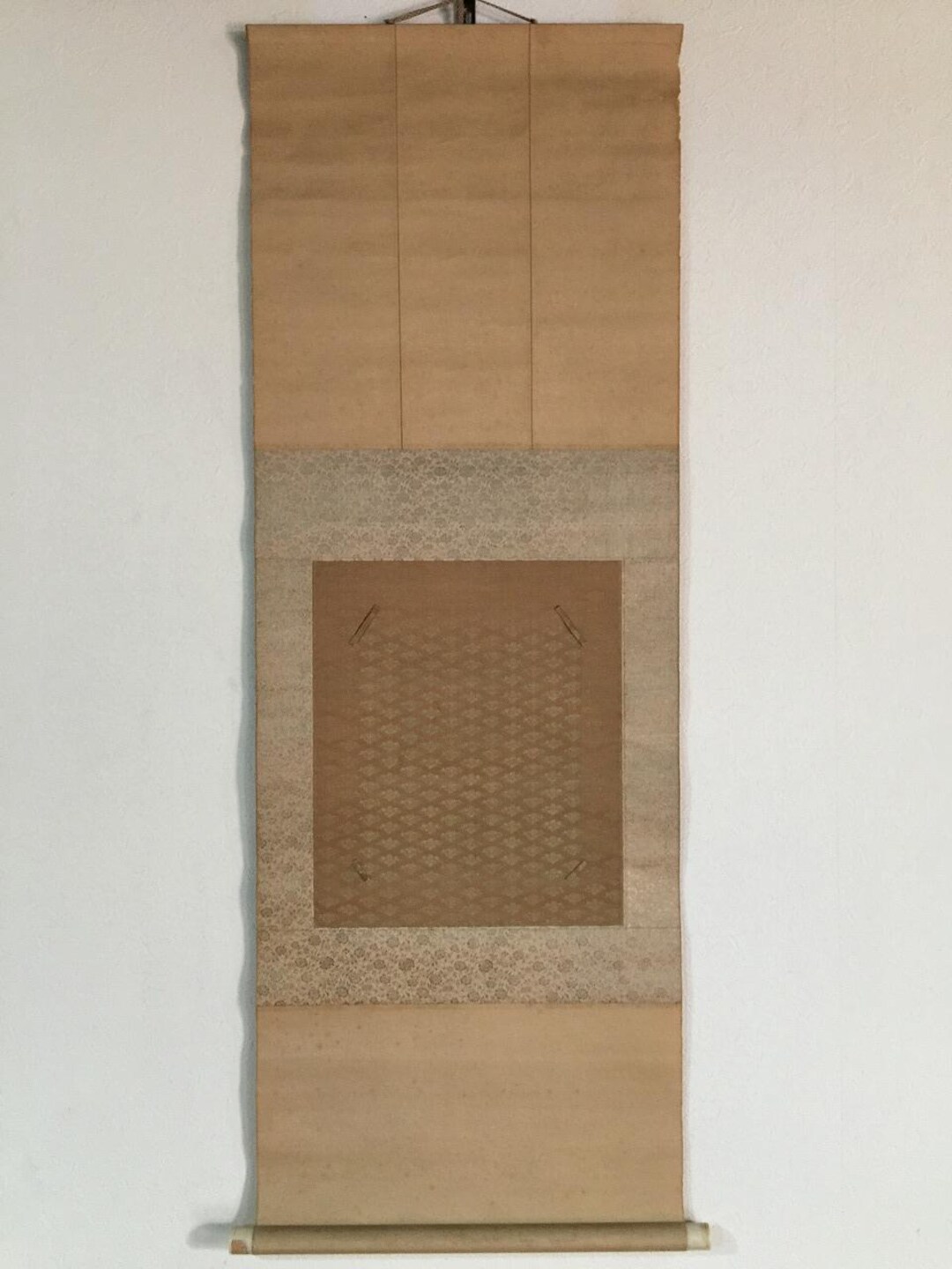 O0608 Japanese Vintage Hanging Scroll KAKEJIKU SHIKISHI Paper Art Board ...