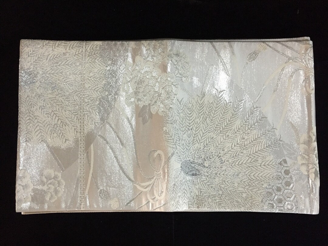 T0731 Japanese Vintage Kimono FUKURO OBI Belt Band Woman Fabric Silk - Etsy