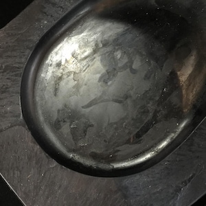 G1132 Japanese Ink Stone SUZURI Vintage Calligraphy Tool SHODO Black ...