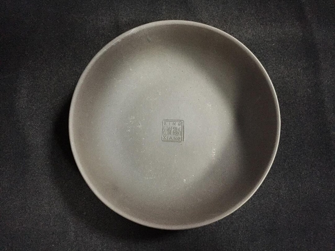 A0662 Chinese Pottery Tea Board Tray CHABAN Vintage Signed QING XIANG ...