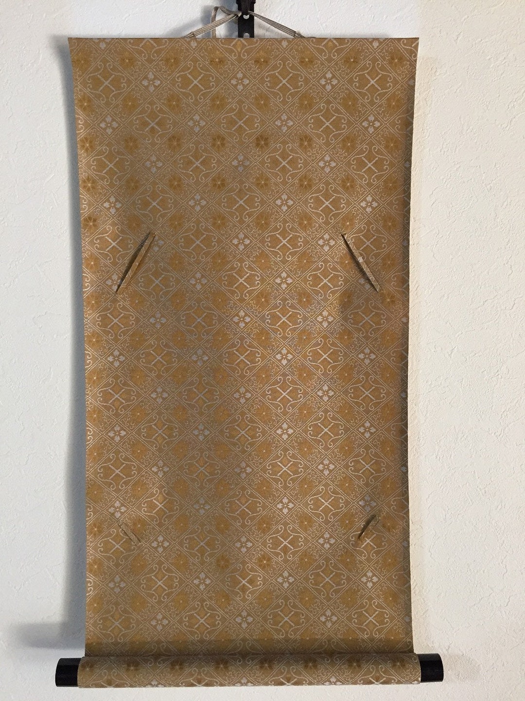 S0669 Japanese Vintage Hanging Scroll KAKEJIKU SHIKISHI Paper Art Board ...