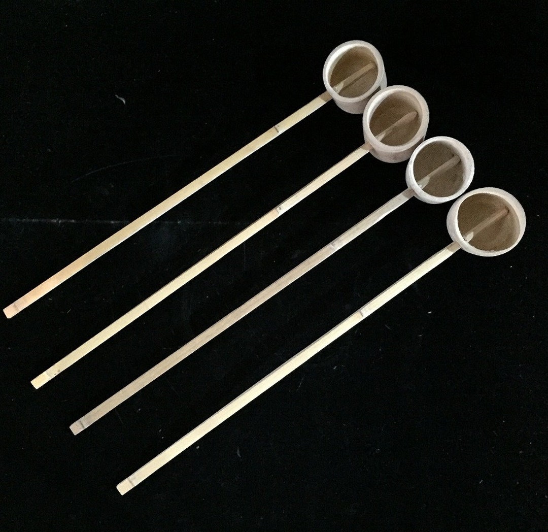 O1447 Japanese Bamboo Ladle HISHAKU Set Vintage 4pc Handle Tea - Etsy