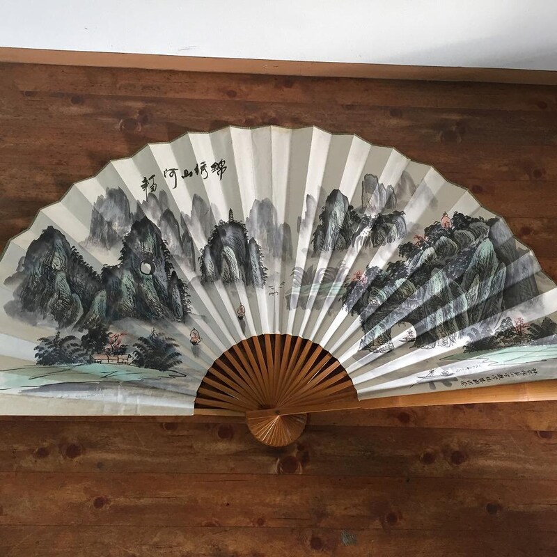 Large Japanese Fan - Etsy