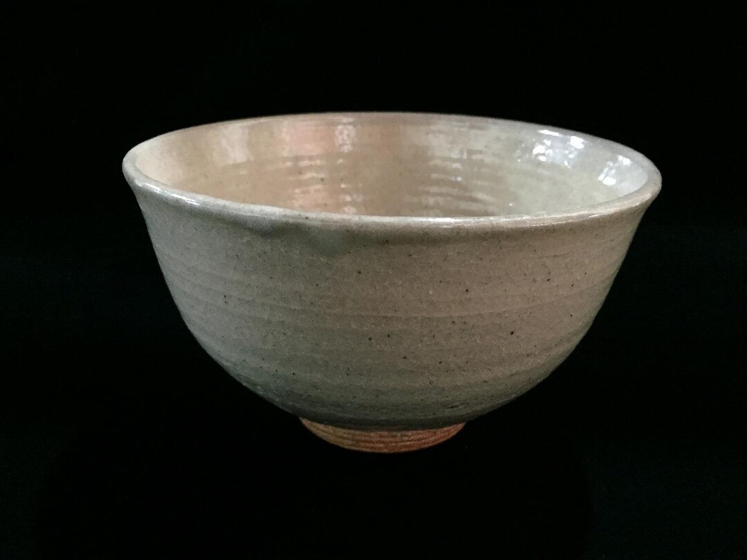 E0650 Japanese Pottery Tea Ceremony Bowl Cup CHAWAN Vintage Signed ...