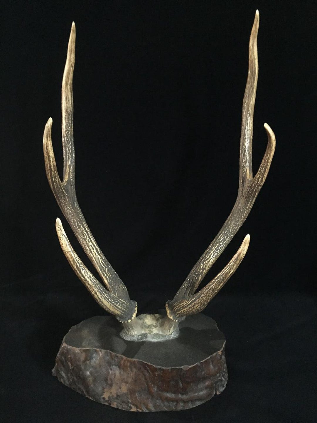 F1619 Japanese Deer Antlers Sword Stand KATANAKAKE Vintage Interior ...