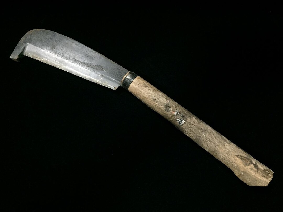 P1074 Japanese Hatchet NATA Vintage Wood Working Blade Wooden Handle ...