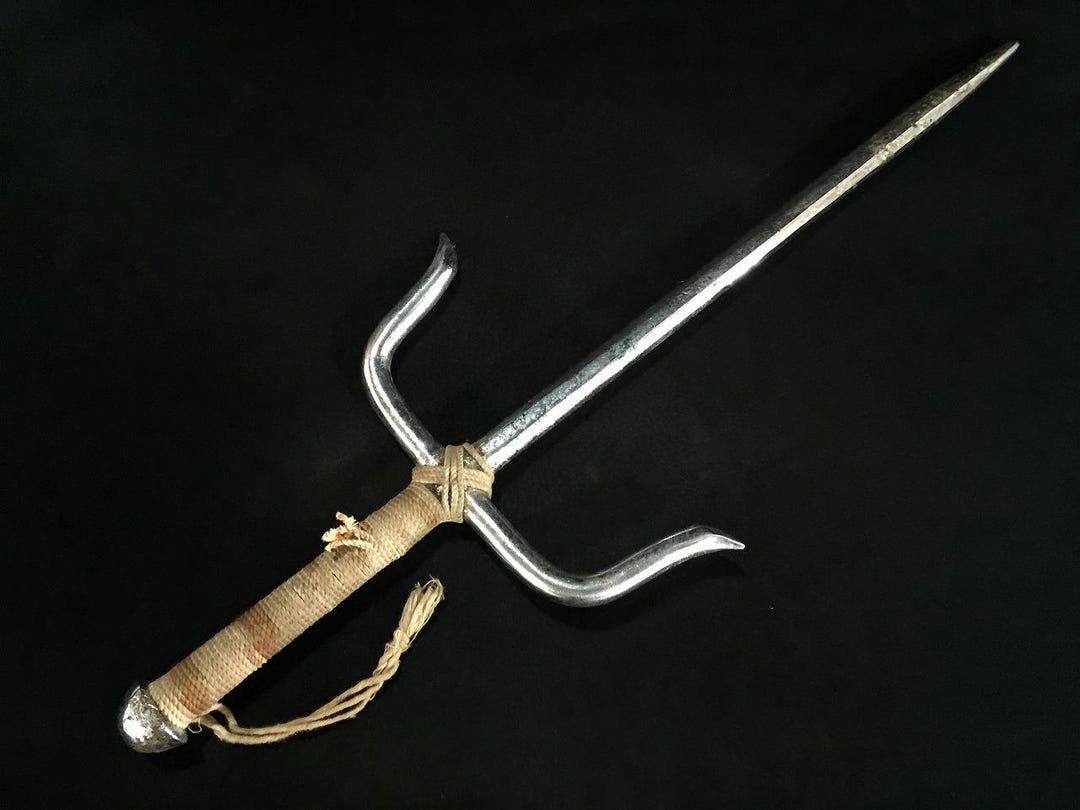 D0474 Japanese Okinawa Old Police Arms Catcher JITTE SAI Vintage ...