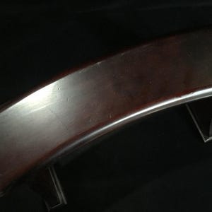 D1901 Japanese Wooden Armrest KYOSOKU HIJIKAKE Vintage Simple Interior ...