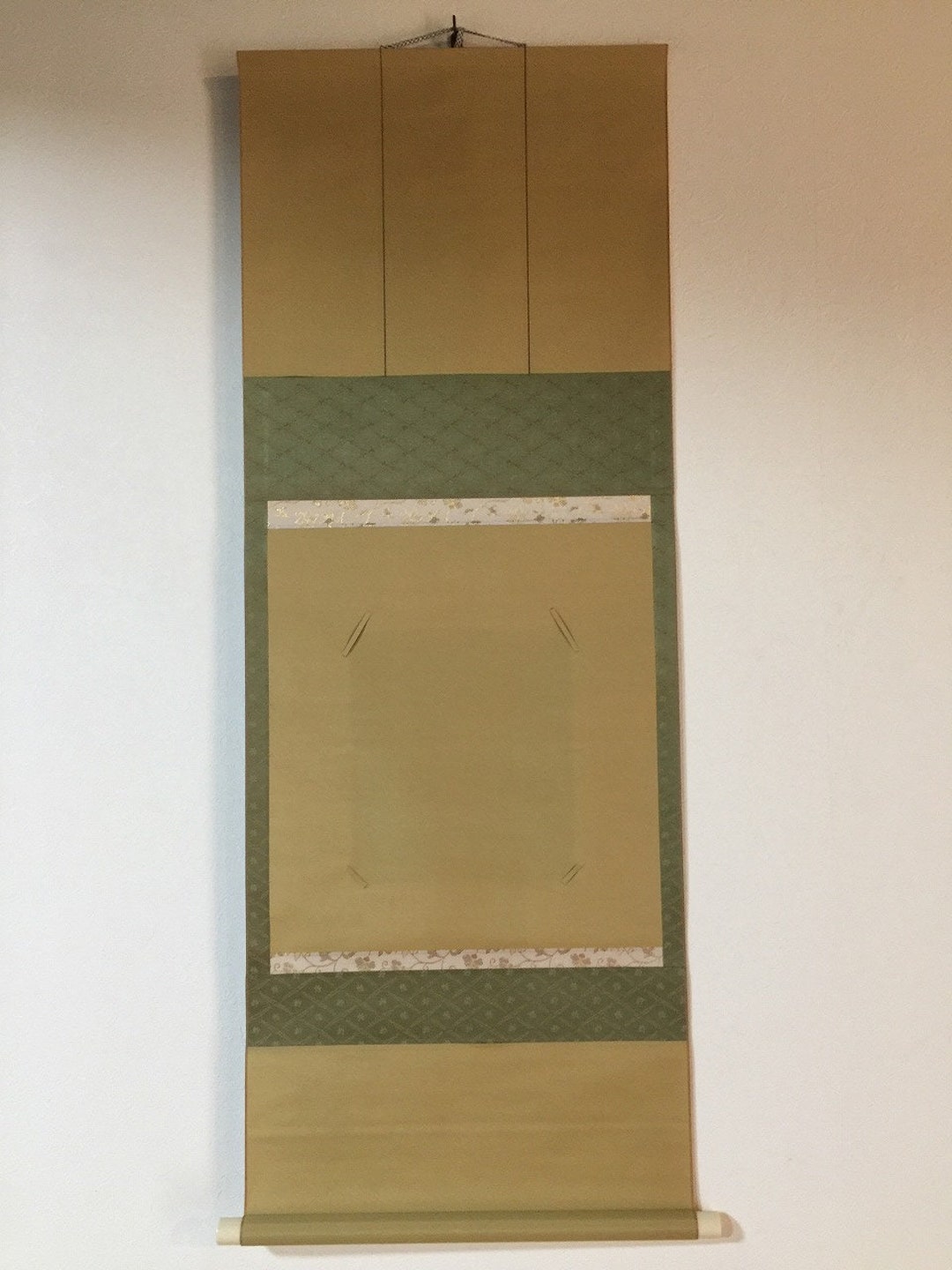 Q1192 Japanese Vintage Hanging Scroll KAKEJIKU SHIKISHI Paper Art Board ...