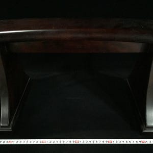 D1901 Japanese Wooden Armrest KYOSOKU HIJIKAKE Vintage Simple Interior ...