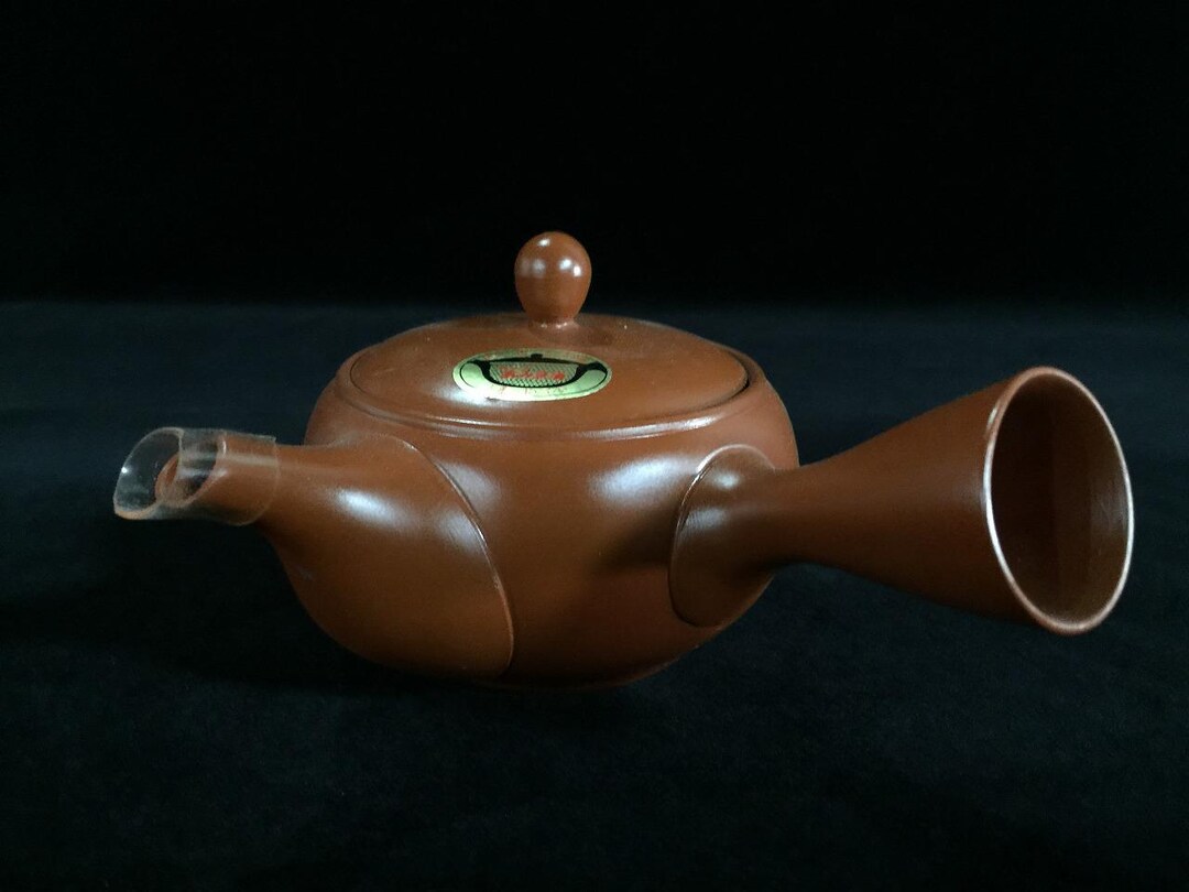 D0774 Japanese Pottery Tea Pot KYUSU Vintage SENCHA TOKONAME Ware Kanji ...