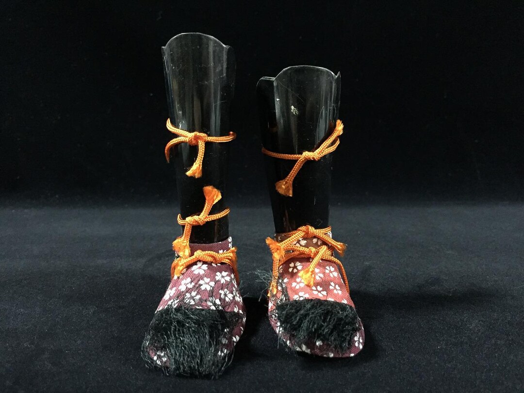 A0586 / SAMURAI Shoes Style OKIMONO / Japanese Vintage - Etsy