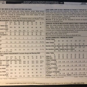 Simplicity Pattern 2369 Misses' Knit Dress in Two Lengths/ Tunic and ...