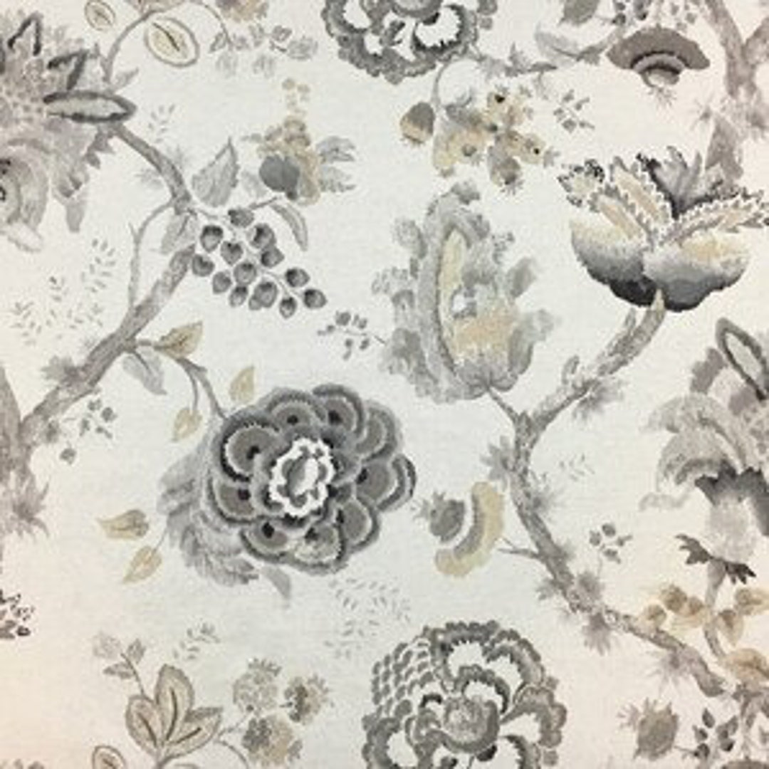 Edwardian Floral Upholstery Fabric - Etsy