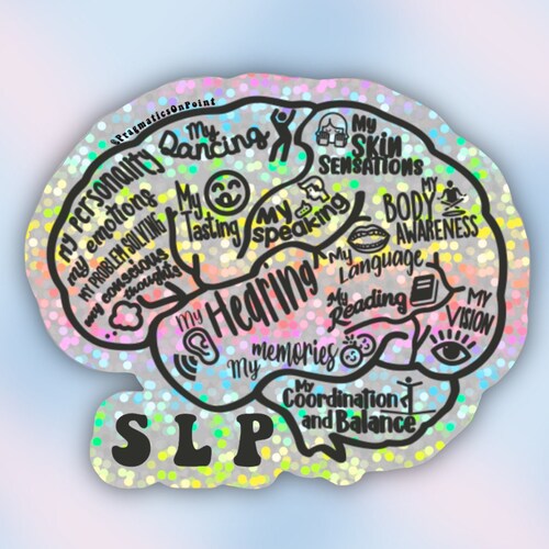 SLP Brain Functions Sticker Speech Language Pathologist - Etsy