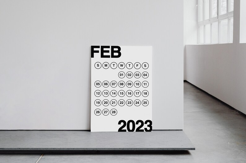 2023 Calendar Printable 2023 Wall Calendar 2023 Wall Planner 2023 ...