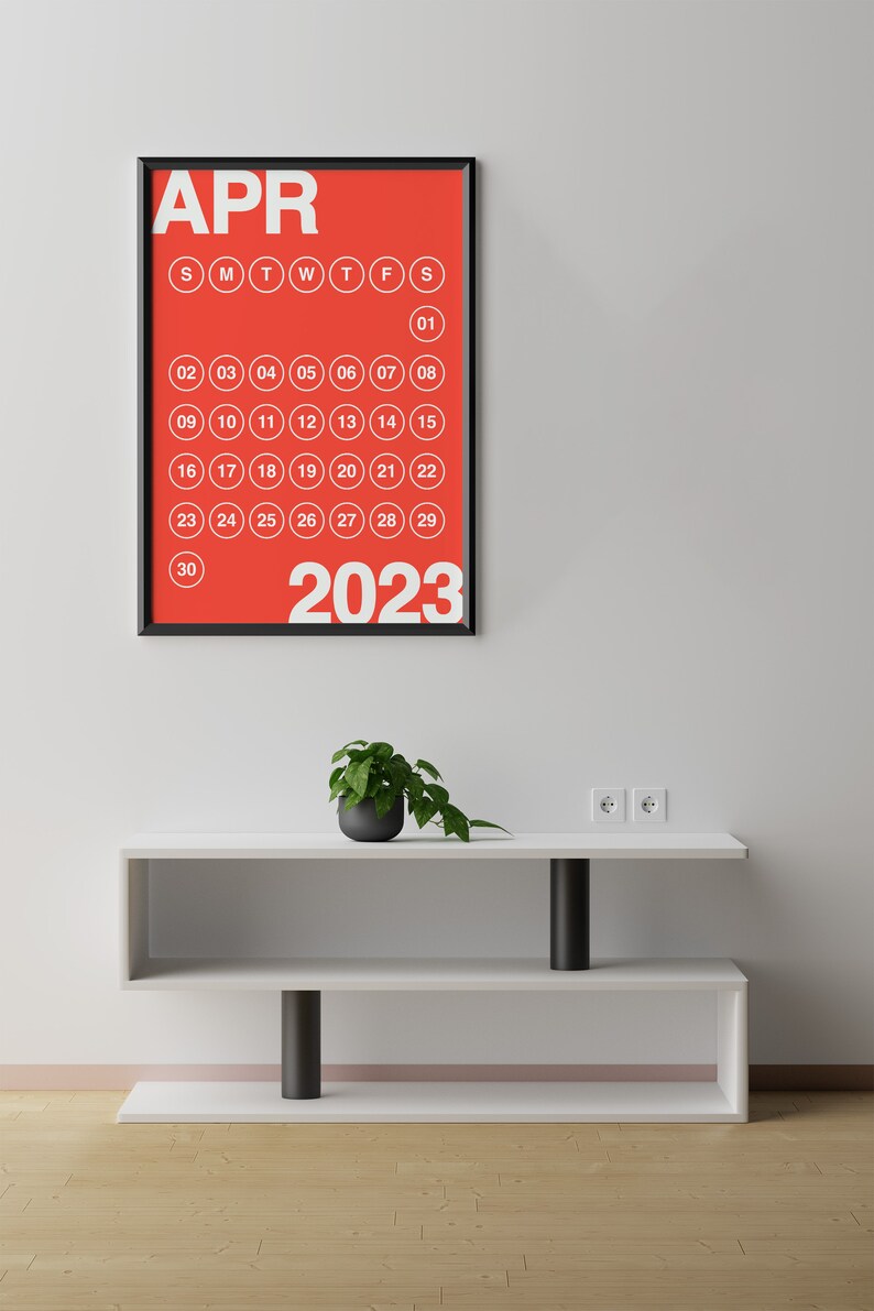 2023 Calendar Printable 2023 Wall Calendar 2023 Wall Planner 2023 ...