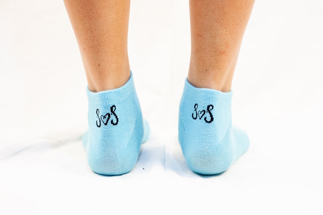 100% Bamboo Socks - Blue - Etsy