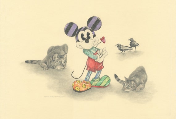 Britto. Mickey Mouse. Limited Edition Art Print Signed by the | Etsy