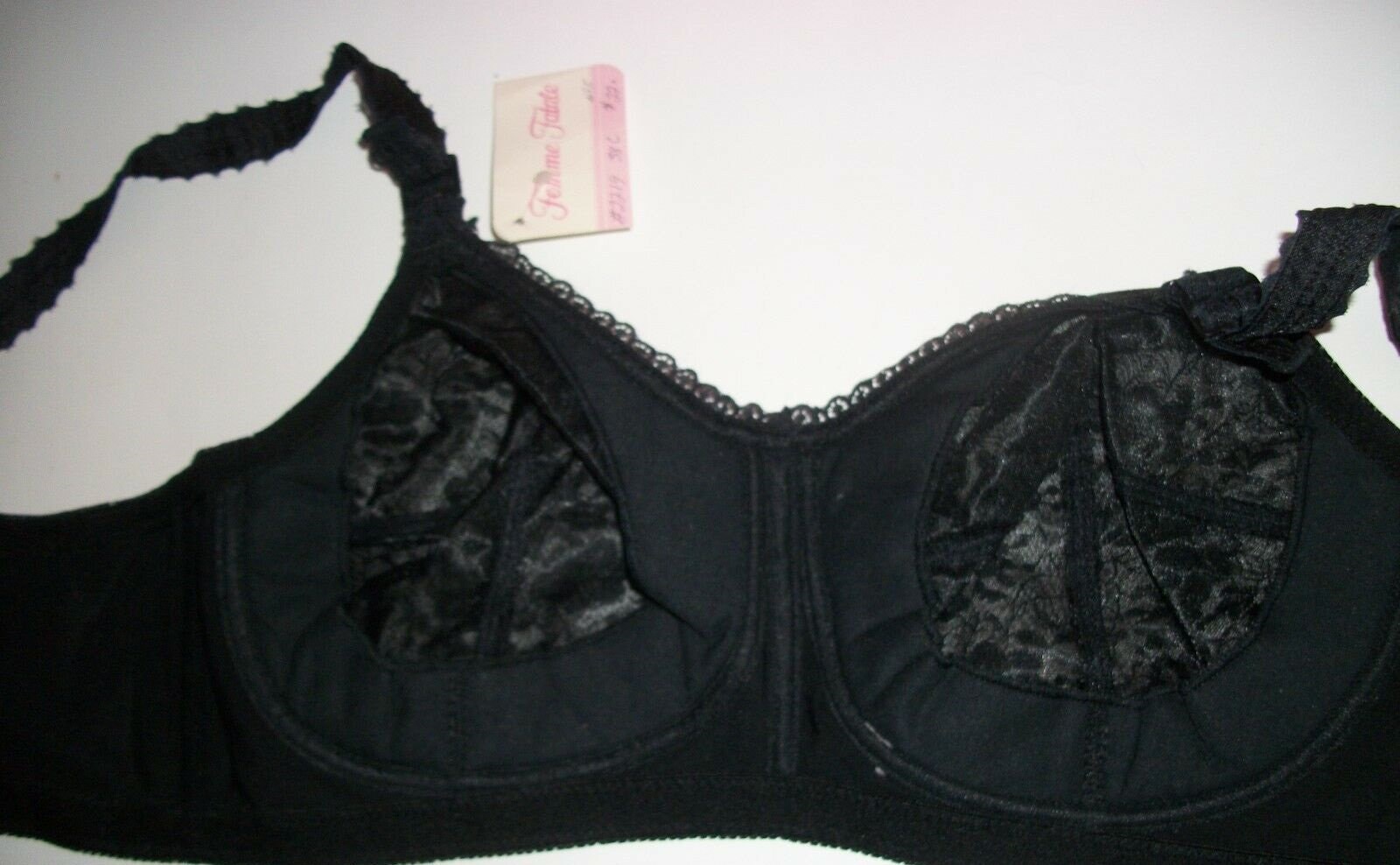 Vintage Femme Fatale Black Bra Style 2219 38C NWT - Etsy