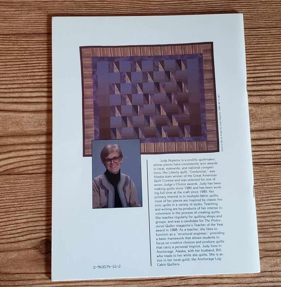 Vintage Judy Hopkins One of A Kind Quilt Pattern Book (1989) Signed ...