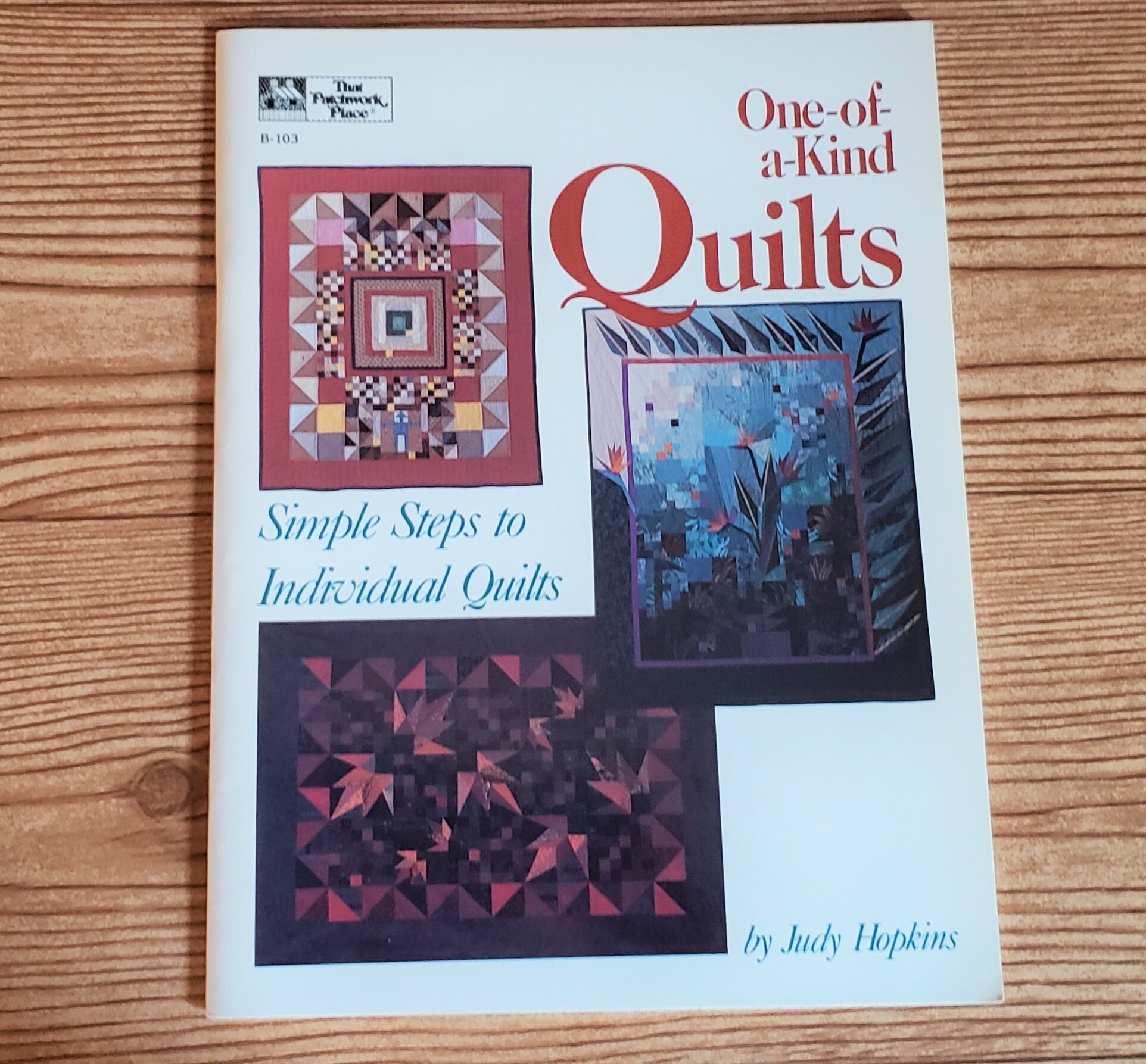 Vintage Judy Hopkins uno de un tipo Quilt Pattern Book 1989 Firmado ...