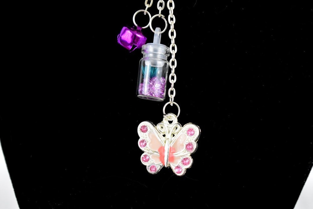 Pink Butterfly Magic Charm - Etsy
