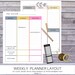 Vertical Weekly Planner Printable Planner Pages Weekly Organizer Used ...