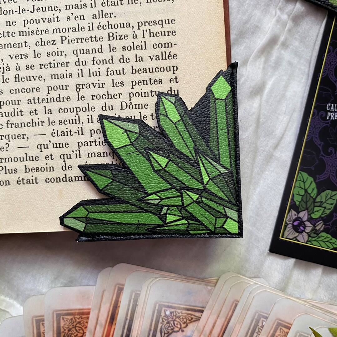 EMERALD CRYSTALS BOOKMARK. Magic, Baroque Witchy, Curiosity Cabinet ...