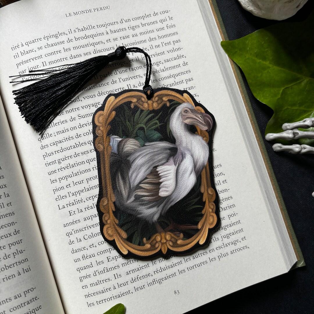 Dodo. Bird Bookmark, Decoration. Faux Leather Fabric - Etsy