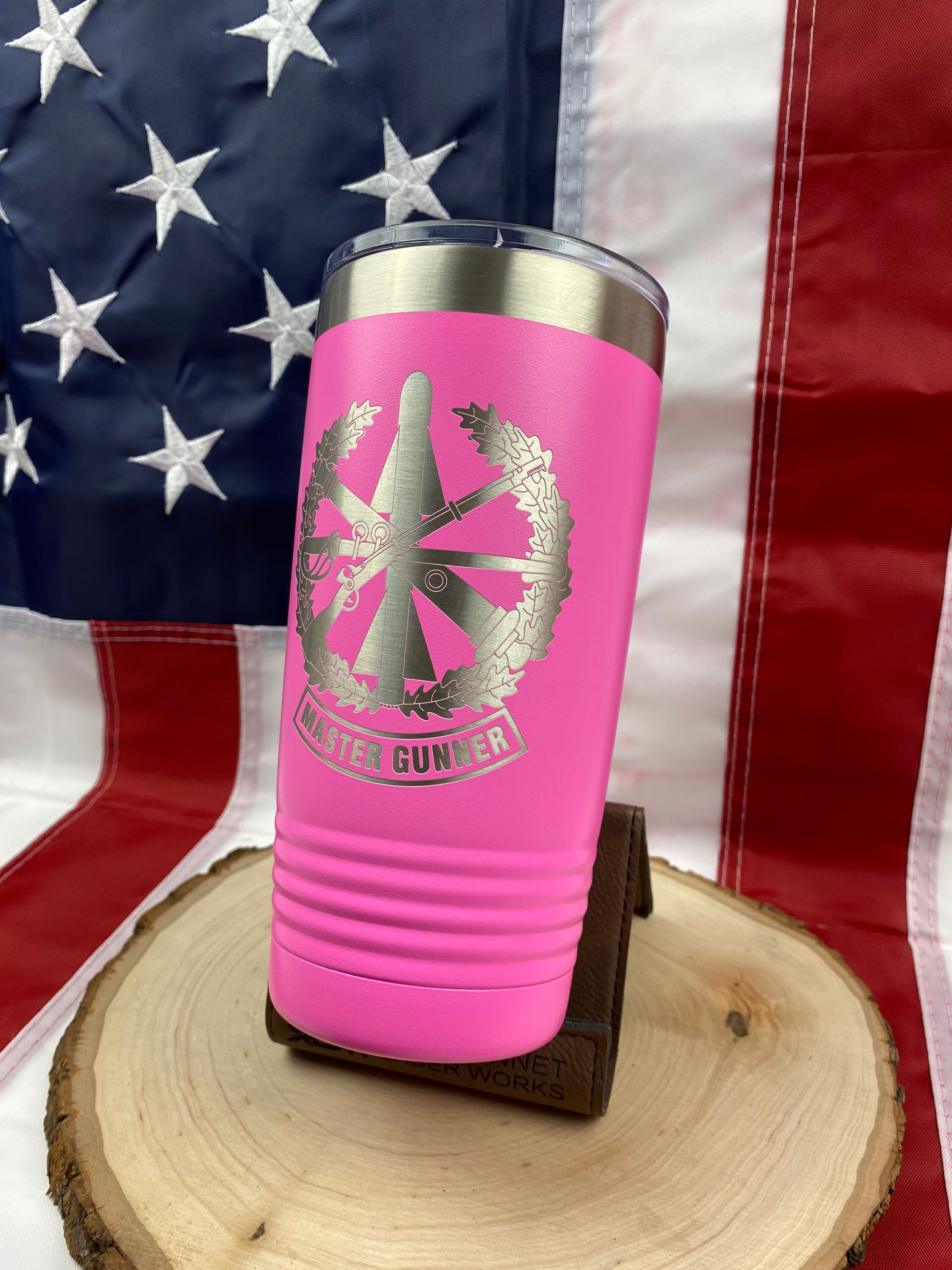 Master Gunner Identification Badge Stainless Steel Tumbler- Vacuum ...