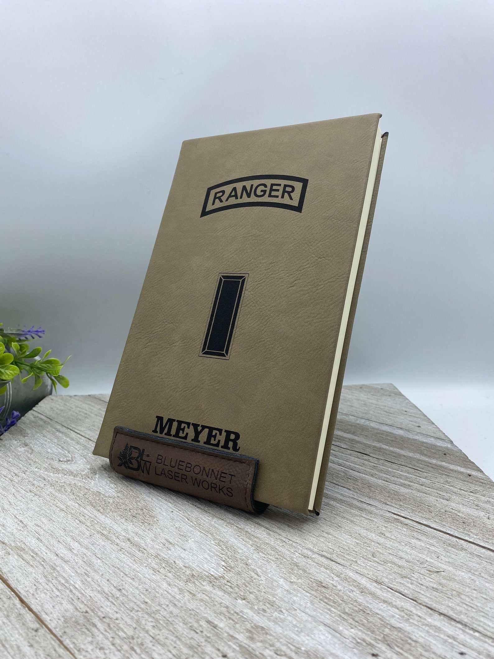 US Army Rank Notebook- Personalized / Engraved, Gift, Unique, Promotion ...