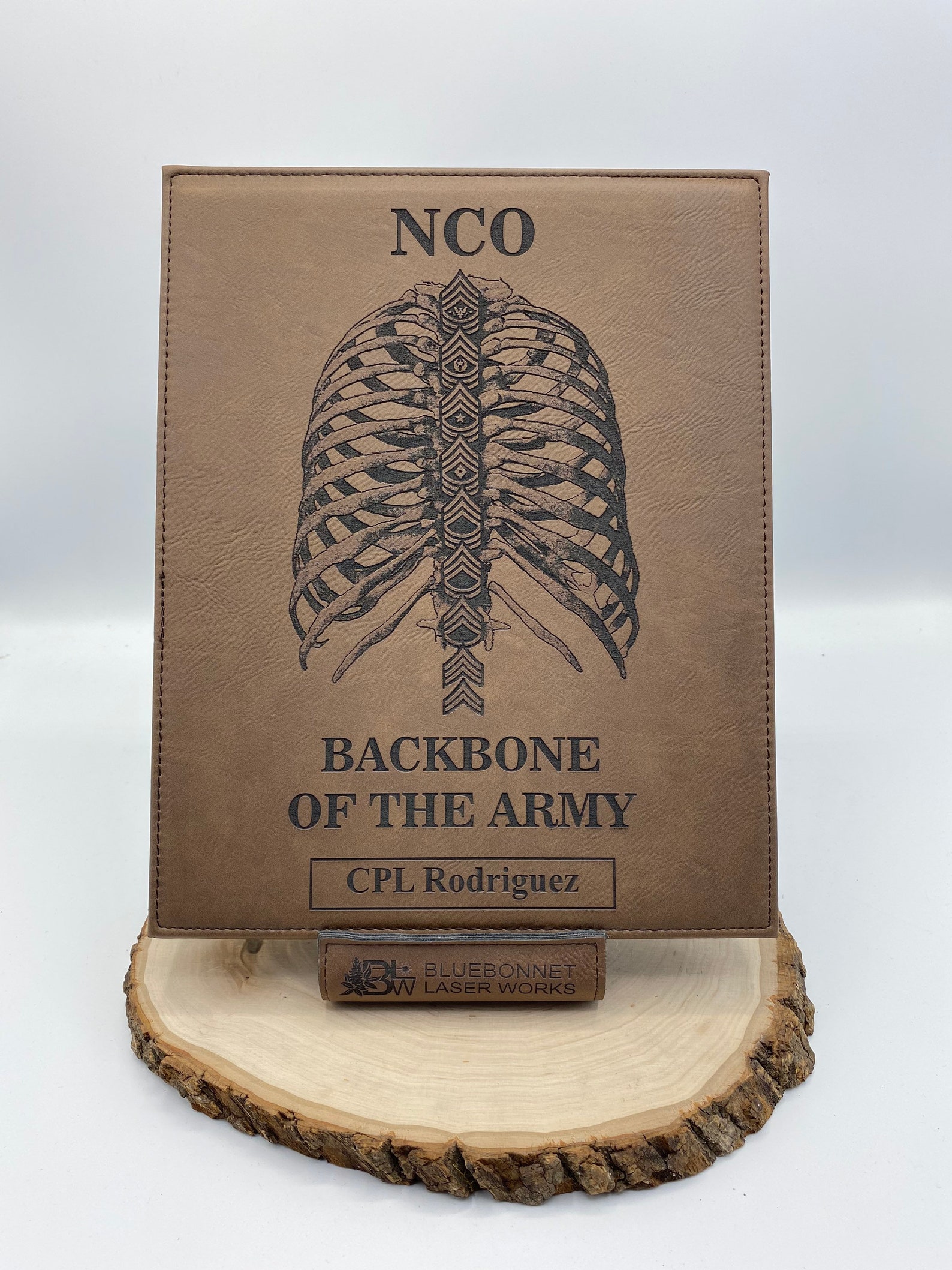 NCO Backbone of the Army Plaque; Induction, Promotion, Soldier, Army ...