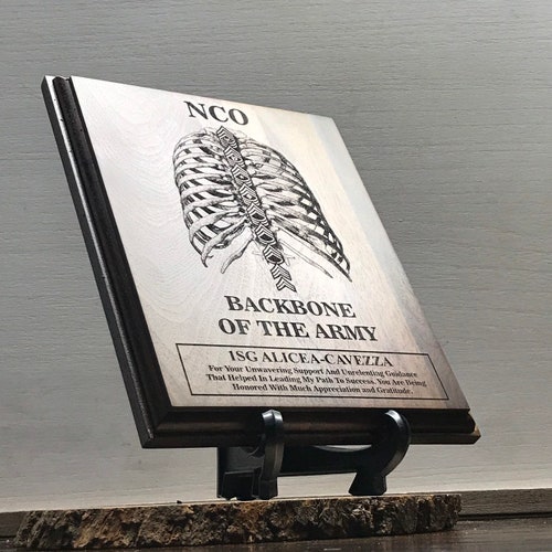 SFC Back Bone of the Army Rank Plaque - Etsy